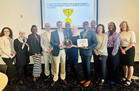 Georgia Tech Wins Governor’s Cup for Charitable Contributions